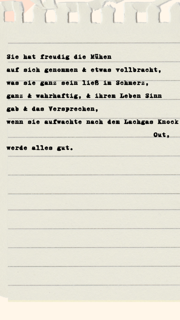 Für meine Mutter – Eva Scheller